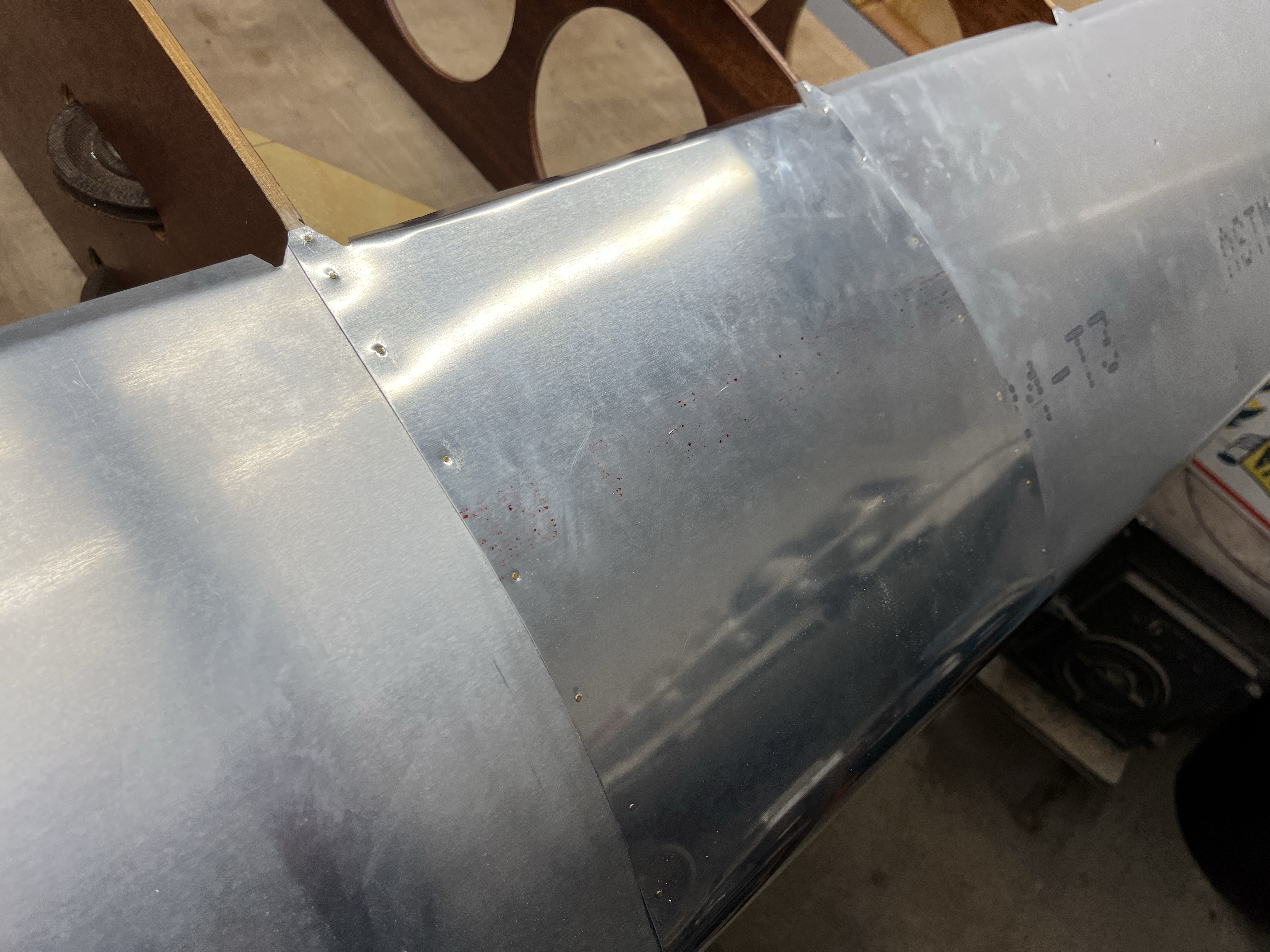 Getting ready to cover | Evans Volksplane 2 CONSTRUCTION